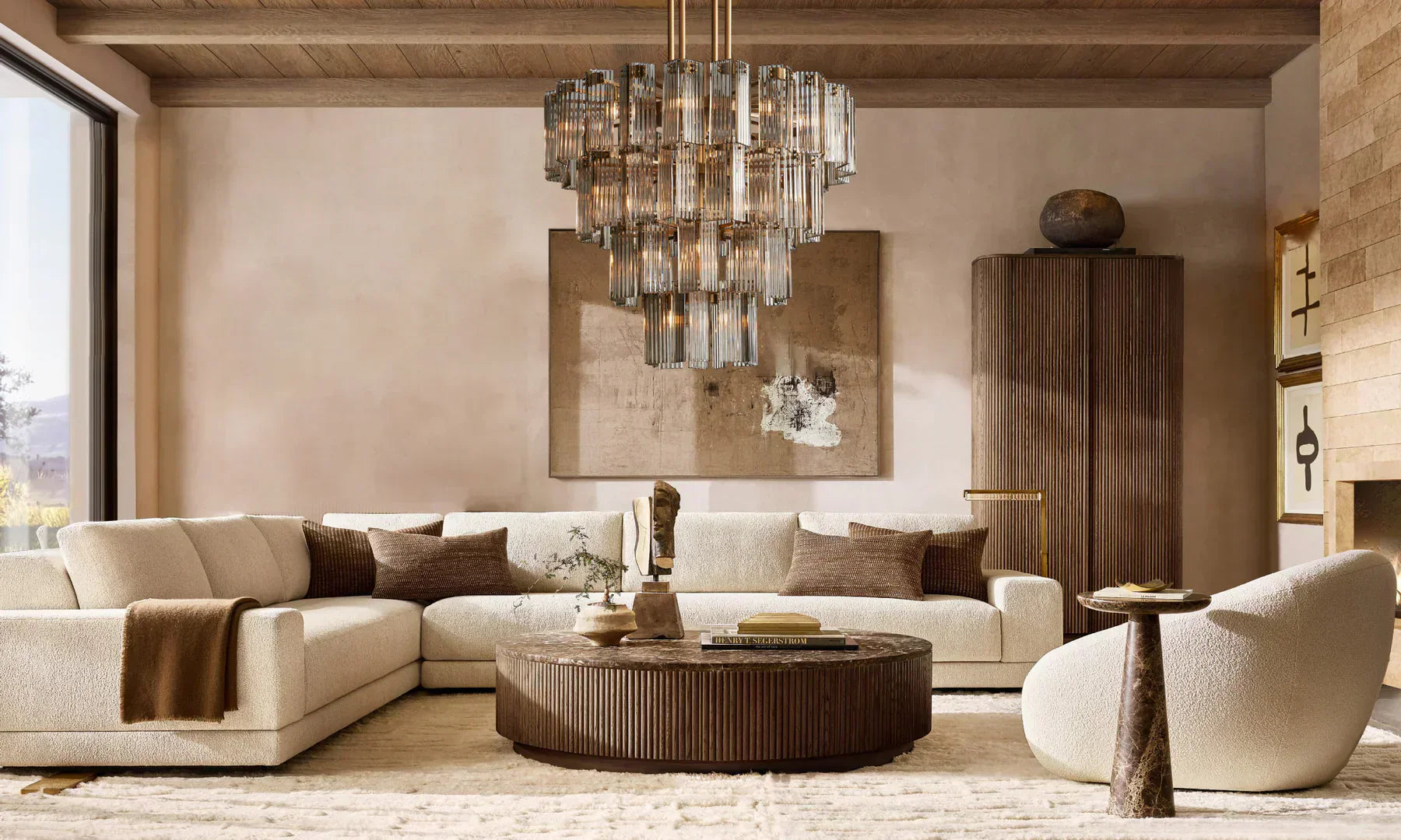 Delsie Series: Columned Glass, Tailored Glow – Hermanlamps