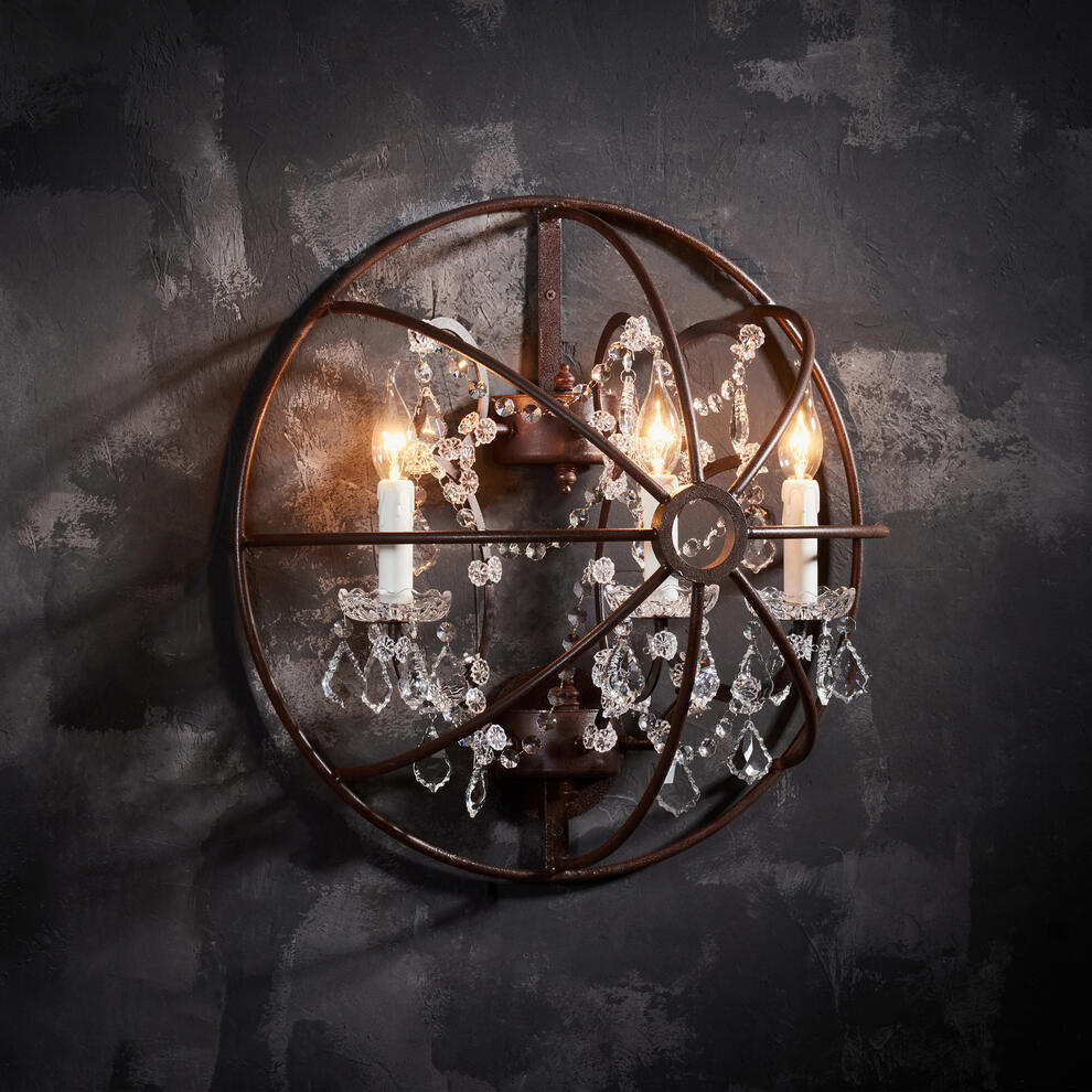 Gyro Crystal Sconce – Hermanlamps