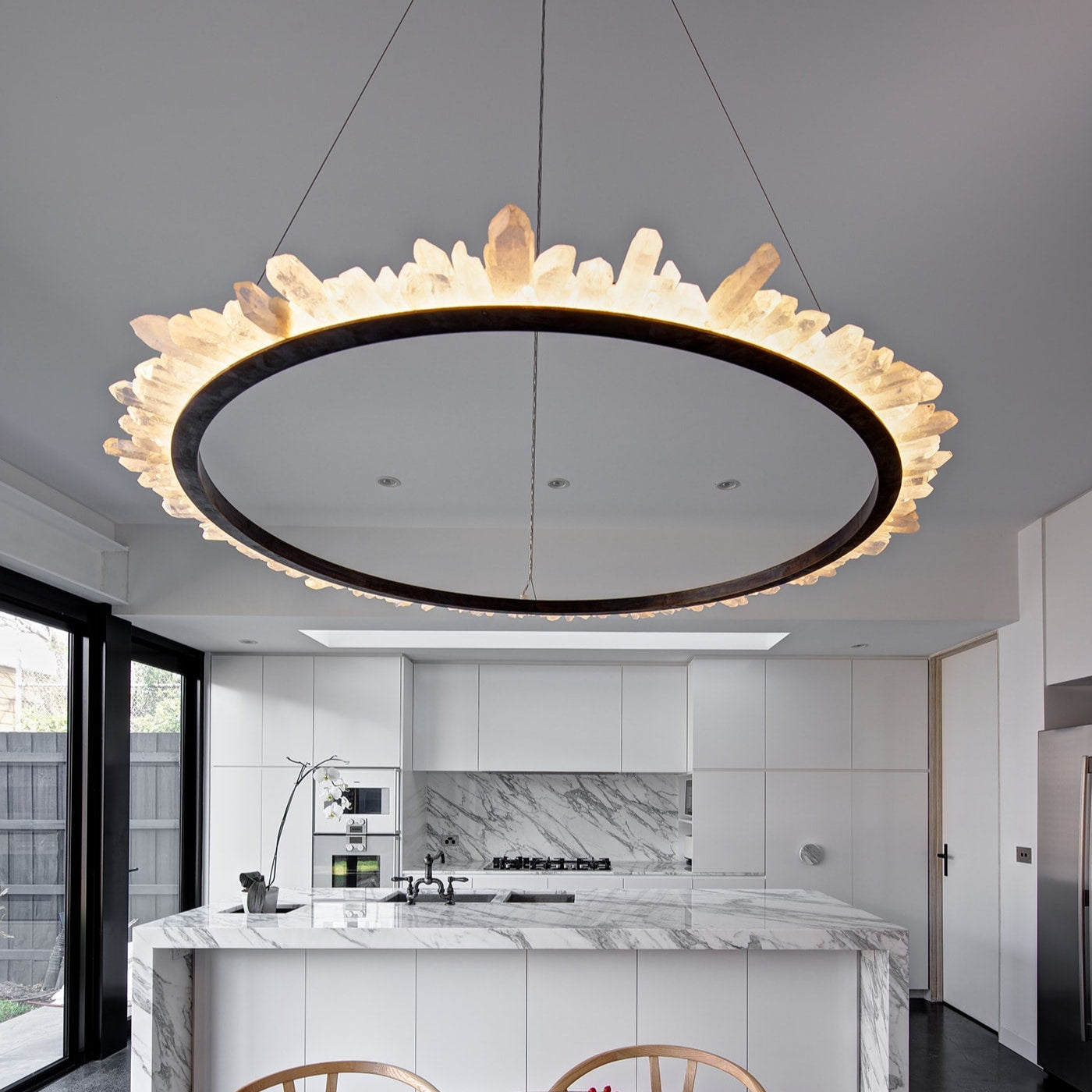 Ring Quartz Chandelier – Hermanlamps